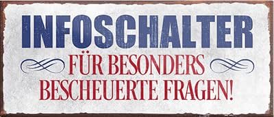 schilderkreis24 – Magnet Lustiger Spruch “Infoschalter“ Geschenkidee